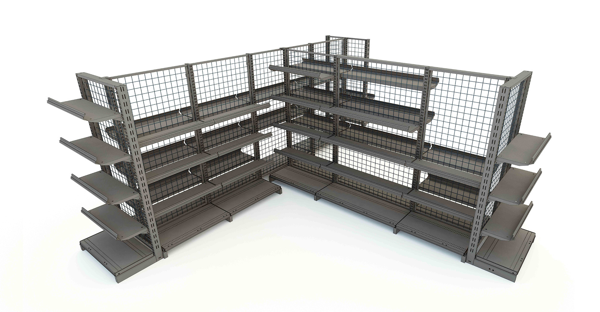 Supermarket shelves/Retail shelves /Gondola shelves /Store shelving ...